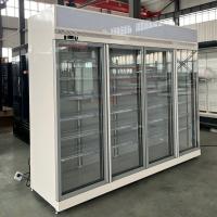 China TRIMA 4DR Custom‑colored Multi‑shelf Upright Showcase For Fruit Vegetable Dairy Merchandising for sale