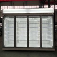 China TRIMA 4DR Custom‑colored Multi‑shelf Upright Showcase For Fruit Vegetable Dairy Merchandising for sale