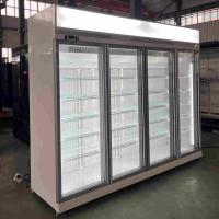 China TRIMA 4DR Custom‑colored Multi‑shelf Upright Showcase For Fruit Vegetable Dairy Merchandising for sale