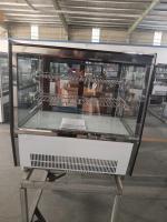 China LISA66R Low Temperature Refrigerated Table Cake Cabinet Automatic Demisting Glass Door Biscuit Dessert Commercial Freezer for sale