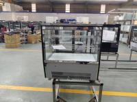 China LISA66R Low Temperature Refrigerated Table Cake Cabinet Automatic Demisting Glass Door Biscuit Dessert Commercial Freezer for sale