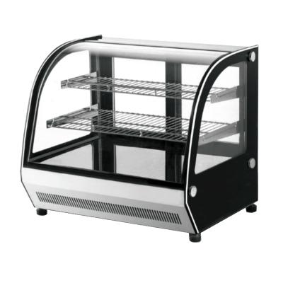China LISA66R Low Temperature Refrigerated Table Cake Cabinet Automatic Demisting Glass Door Biscuit Dessert Commercial Freezer for sale