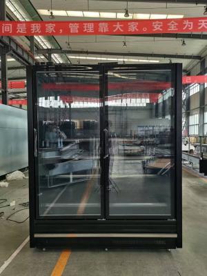 China Commercial Upright Glass Door Freezer with Triple Glazing and Vertical LED CRONUS156 for sale