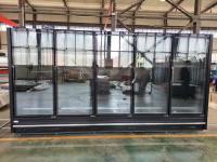 China Commercial Upright Glass Door Freezer With Extra Long Merchandising Frontage CRONUS390 for sale