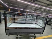 China LISA120R Mini Countertop Pastry Display Case Cake Desert Display Cooler Small Glass Refrigerator for sale