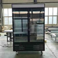 China KBGDM Double‑door Upright Glass Door Fridge For Mid‑size Supermarket Fresh Merchandising for sale