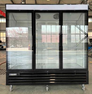 China KBGDM Triple‑door Extra‑large Capacity Glass Door Fridge For Big Supermarket Fresh Display for sale