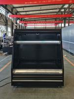 China Semi Height Commercial Open Display Fridge with Compact Footprint and Adjustable Shelves RHEA125 for sale