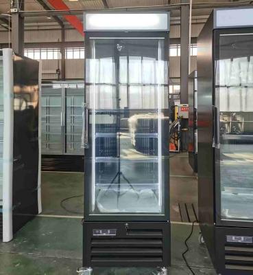 China KBGDM 27F EC Evaporator‑fan Stainless‑steel Base Upright Freezer For Meat & Pastry Retail for sale