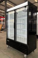 China KBGDM 54F Triple Anti‑fog Glass Stainless‑steel Base Freezer For Pre‑made Frozen Ingredients for sale