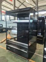 China Commercial Open Display Fridge with Adjustable Shelves and Night Curtain SMART125 for sale