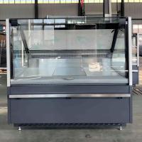China PHEA 125RP Lift‑up Flat Glass Commercial Fresh Meat Refrigerated Showcase for sale