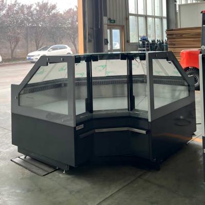 China PHEA COR Corner‑shaped Refrigerated Connecting Counter For Supermarket Deli Island Layout for sale