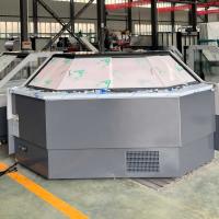 China PHEA COR Corner‑shaped Refrigerated Connecting Counter For Supermarket Deli Island Layout for sale