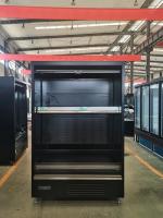 China Commercial Open Display Fridge with Adjustable Shelves and Night Curtain ELF125 for sale