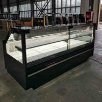 China PHEA 250RDP Stainless Steel Bumper Deli Refrigerated Serve‑Over Merchandiser for sale