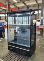 China Commercial Upright Glass Door Fridge with Adjustable Shelves and R290 Cooling ELF125GR for sale