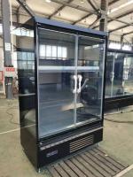 China Commercial Upright Glass Door Fridge with Adjustable Shelves and R290 Cooling ELF125GR for sale