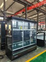 China Upright Glass Door Fridge with Wide Frontage and 5 layers adjustable shelves ELF187GR for sale