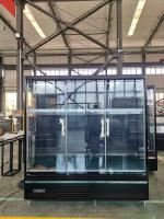 China Upright Glass Door Fridge with Wide Frontage and 5 layers adjustable shelves ELF187GR for sale
