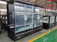 China Commercial Upright Glass Door Fridge with Extra Wide 2560mm Frontage and LED Lights ELF250GR for sale