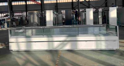 China PHEA 375TP Super‑Long Open Deli Fridge With EC Fan Motor& Defrost Heater for sale