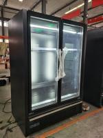 China Commercial Upright Glass Door Freezer with Triple Glazing and LED Lighting ELF125GF for sale