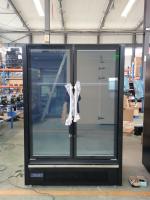 China Commercial Upright Glass Door Freezer with Triple Glazing and LED Lighting ELF125GF for sale