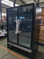 China Commercial Upright Glass Door Freezer with Triple Glazing and LED Lighting ELF125GF for sale