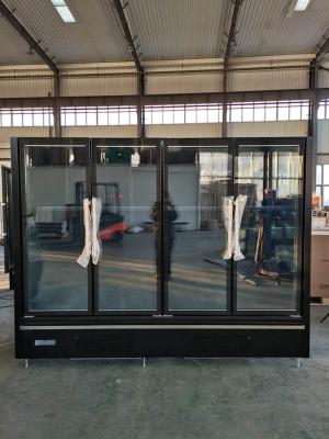 China Upright Glass Door Freezer with 2620mm Wide Frontage and Triple Anti Fog Glass ELF250GF for sale