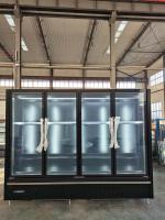 China Upright Glass Door Freezer with 2620mm Wide Frontage and Triple Anti Fog Glass ELF250GF for sale