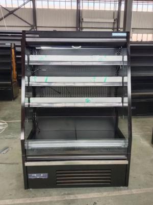 China Compact Open Display Fridge R290 Plug-in Fan Cooling with Adjustable Shelves SEMI94 for sale