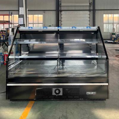 China PHEA 187SVP 3‑Tier Refrigerated Deli Merchandiser With Plexiglass Front Riser for sale