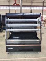 China Commercial Semi Height Open Display Fridge with Night Curtain and Adjustable Shelves SEMI125 for sale