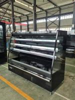 China Open Display Fridge with Wide Frontage and Panoramic Endpanel SEMI187 for sale