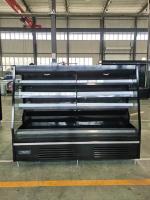 China Open Display Fridge with Wide Frontage and Panoramic Endpanel SEMI187 for sale