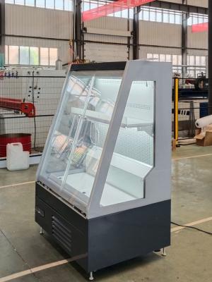China Compact Multideck Display Fridge with Anti-fog Glass Doors and LED Lighting SEMI94GD for sale