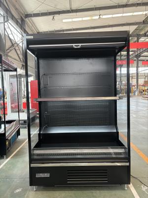 China Supermarket Upright Glass Door Fridge & Freezer with Adjustable Shelving And LED Lighting for sale