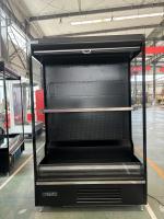 China Supermarket Upright Glass Door Fridge & Freezer with Adjustable Shelving And LED Lighting for sale