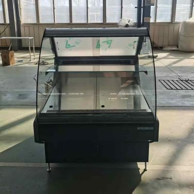 China NARO 1000mm Small Deli Chiller Counter With Lift‑Up Curved Glass & LED Light for sale