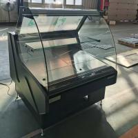 China NARO 1000mm Small Deli Chiller Counter With Lift‑Up Curved Glass & LED Light for sale
