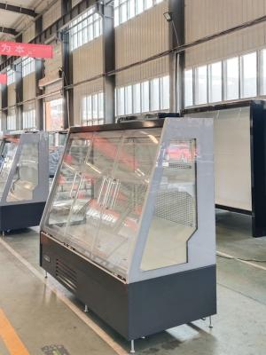 China Glass Door Display Fridge with Wide Frontage and Adjustable Shelving SEMI187GD for sale