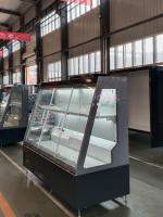 China Glass Door Display Fridge with Wide Frontage and Adjustable Shelving SEMI187GD for sale