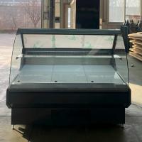 China NARO 1500mm Serve‑Over Butcher Display Fridge With Integrated Back Storage Unit for sale