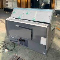 China NARO 1500mm Serve‑Over Butcher Display Fridge With Integrated Back Storage Unit for sale
