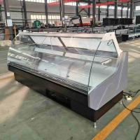 China NARO 2500mm Hypermarket‑Grade Deli Chiller Counter With Double Inner Glass Shelves for sale