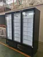 China Supermarket Upright Glass Door Freezer with Wide Triple Glazed Frontage MAXIMA3DF for sale