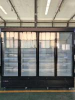 China Commercial Upright Glass Door Freezer with Extra Wide Anti Fog Display MAXIMA4DF for sale