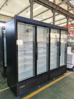 China Commercial Upright Glass Door Freezer with Extra Wide Anti Fog Display MAXIMA4DF for sale