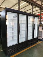 China Commercial Upright Glass Door Freezer with Extra Wide Anti Fog Display MAXIMA4DF for sale